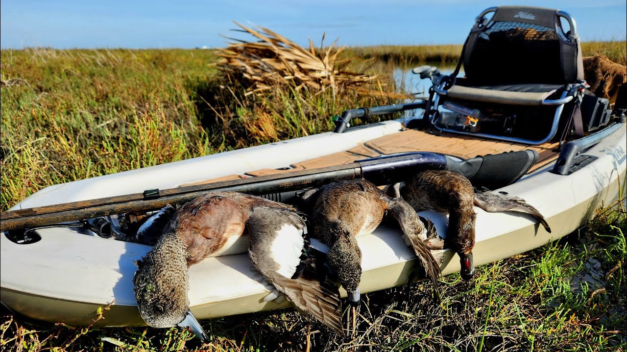 Shooting Ducks from a Kayak - YouTube