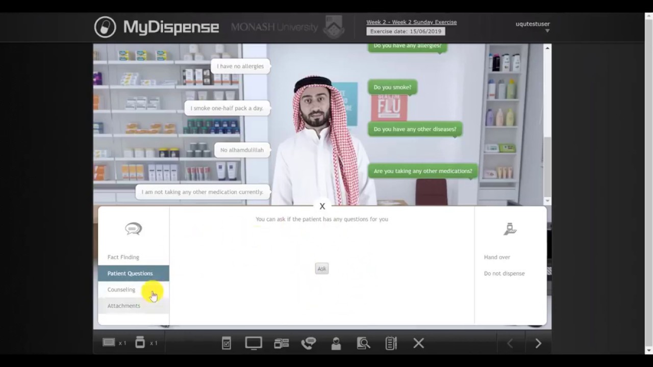 Dispensing Exercise in MyDispense PART 4 of 4 - YouTube