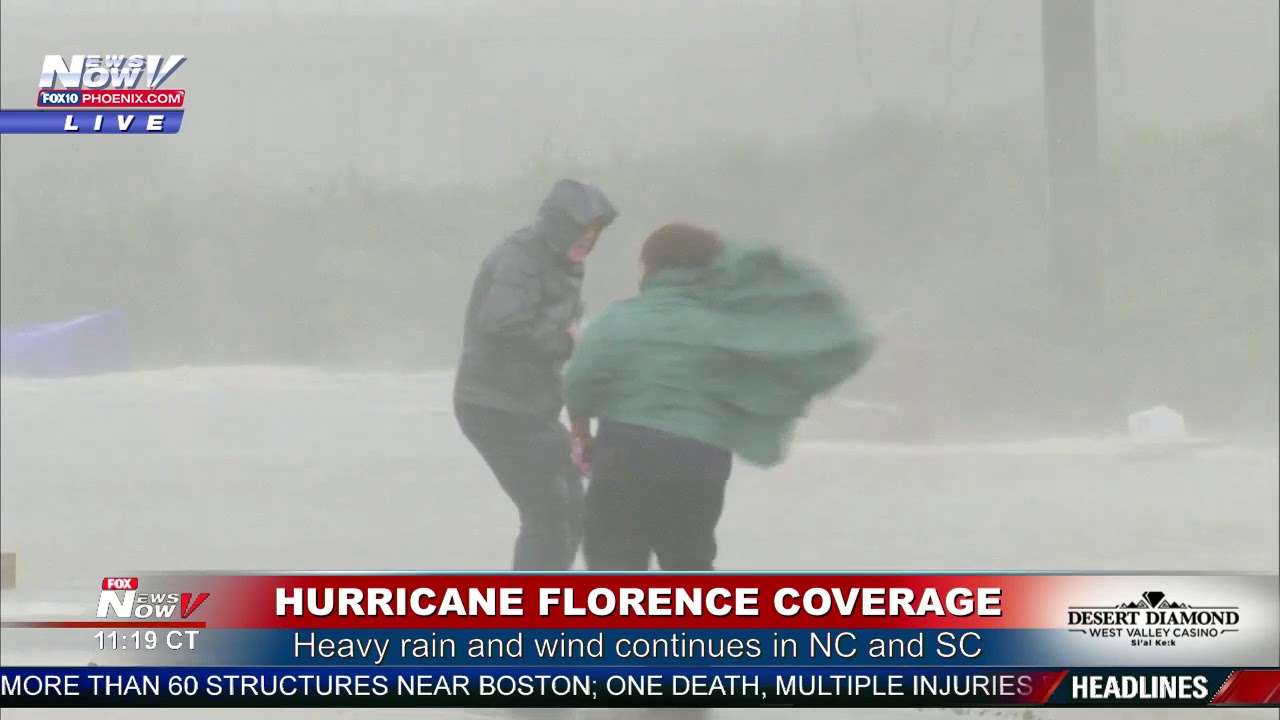 HURRICANE FLORENCE: So You Want To Be A News Reporter? - YouTube