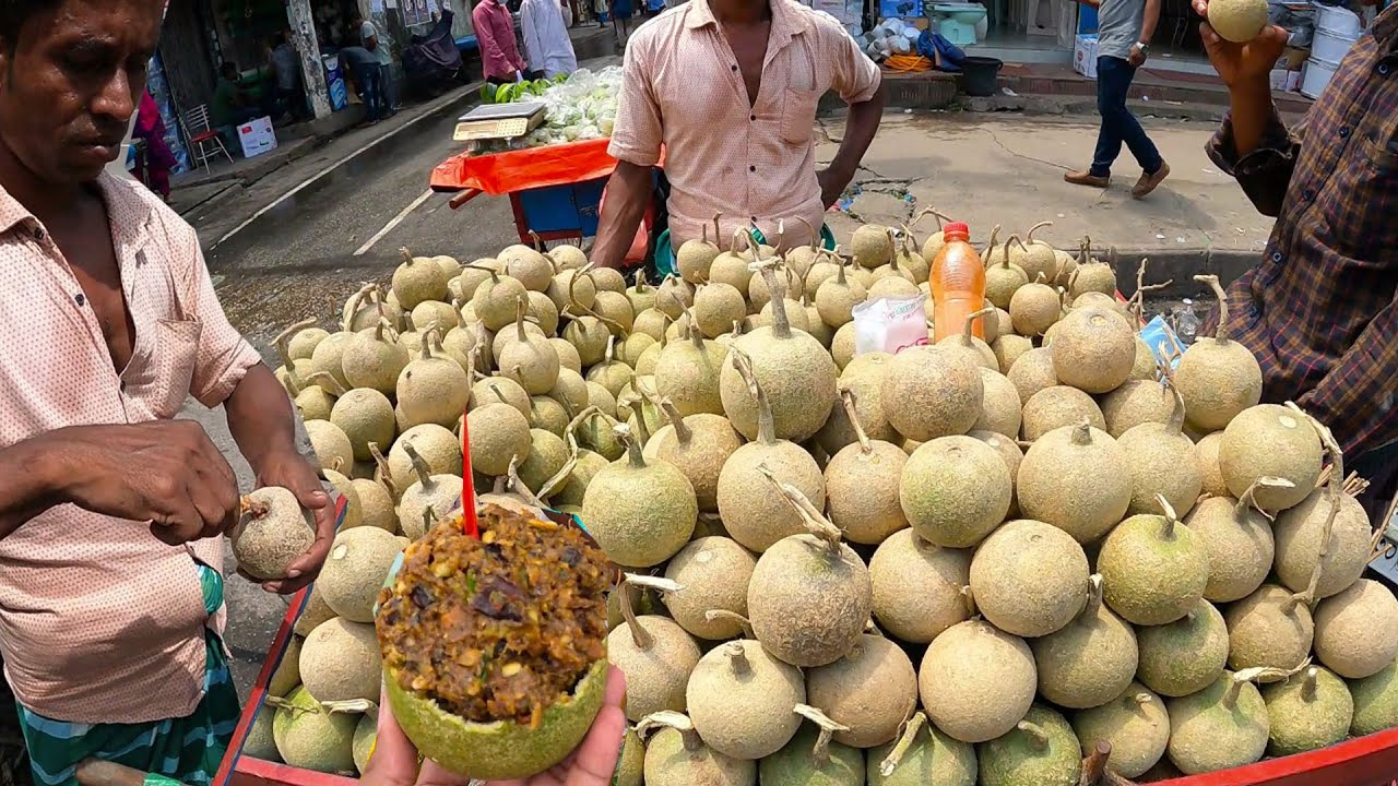 Spicy mouth watering very Tasty Masala Bel Wood Apple Special 😋👌 Bd ...
