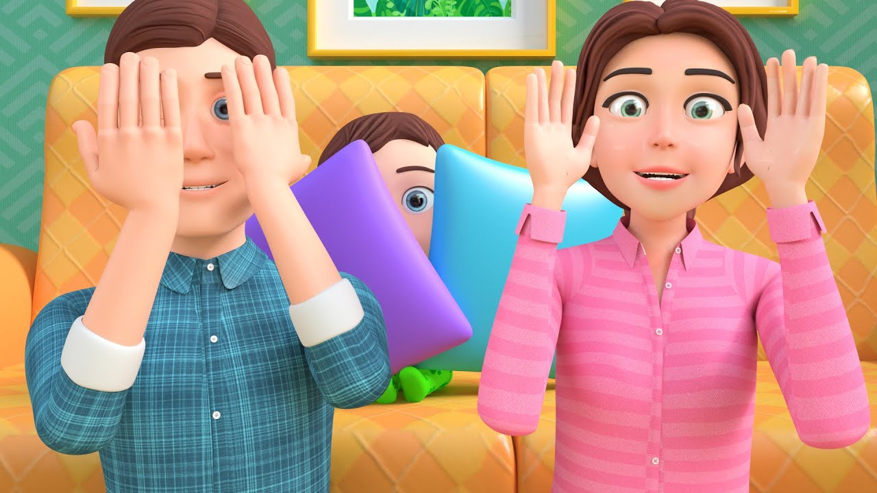 Peek A Boo! I Love You, Baby - Guess Animals Song - Nursery Rhymes ...