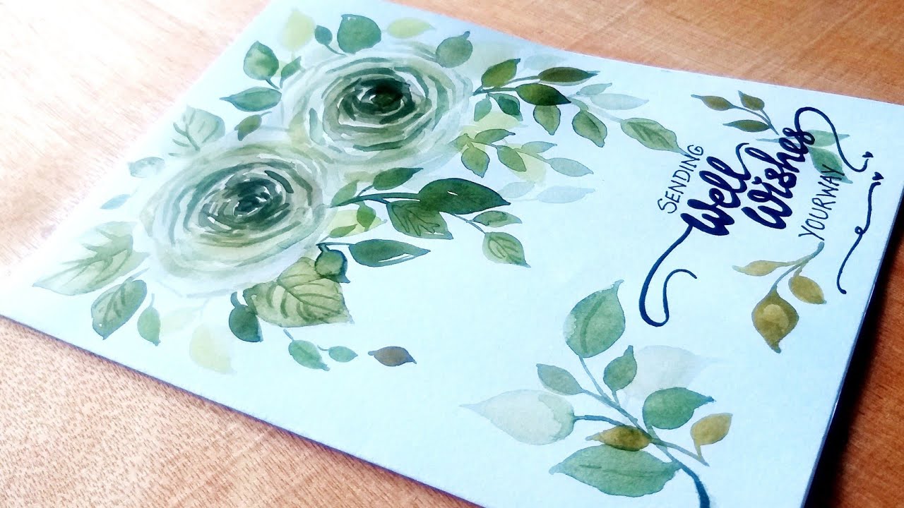 DIY Handmade Greeting Card| Best wishes Greeting card tutorial for ...