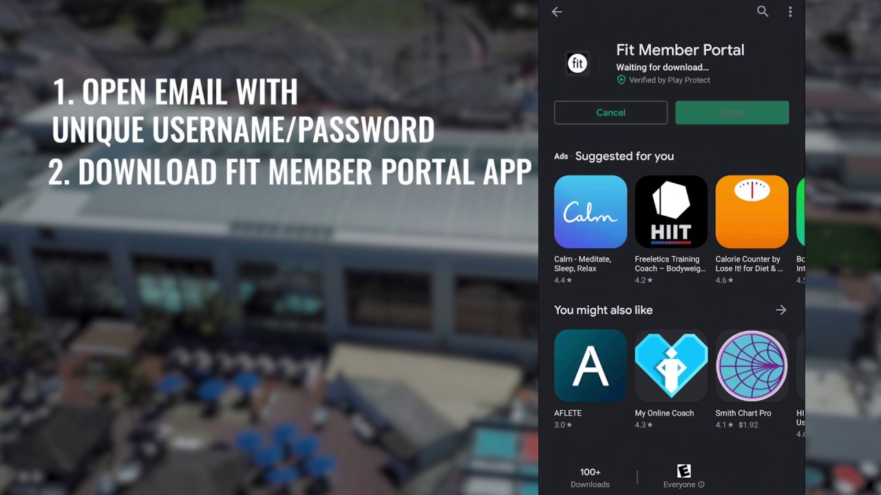 HOW TO BOOK GYM TIME | Fit Member Portal App Tutorial - YouTube