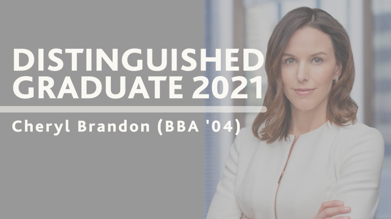 Distinguished Graduate 2021 Cheryl Brandon - YouTube