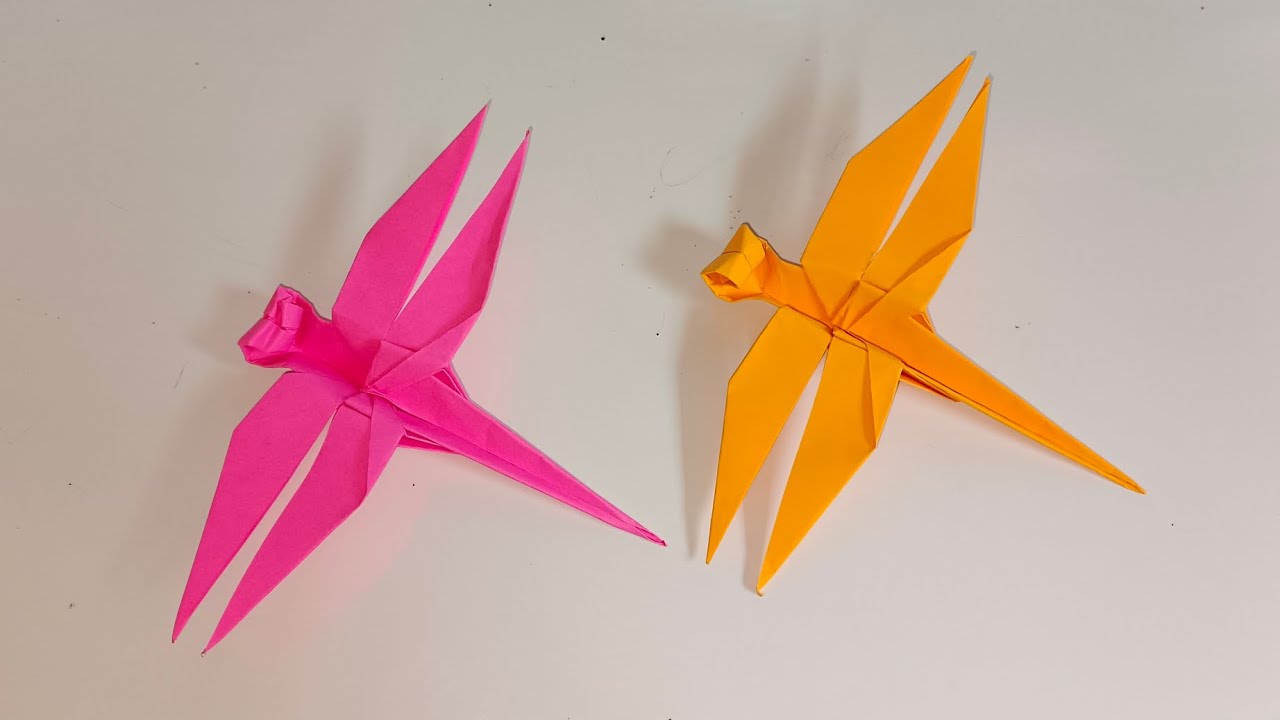Cara Membuat Capung dari Kertas Origami, Simpel dan Mudah Ditirukan ...