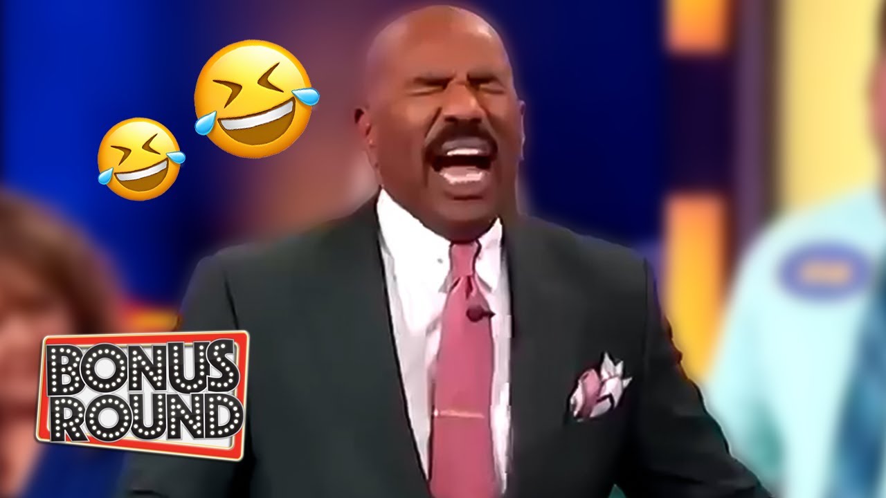 HILARIOUS Family Feud Answers With STEVE HARVEY! PART 1 - YouTube