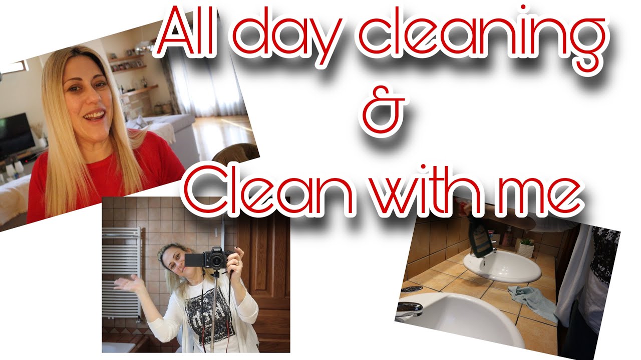 ALL DAY CLEANING I MONDAY"S MOTIVATION I CLEAN WITH ME - YouTube