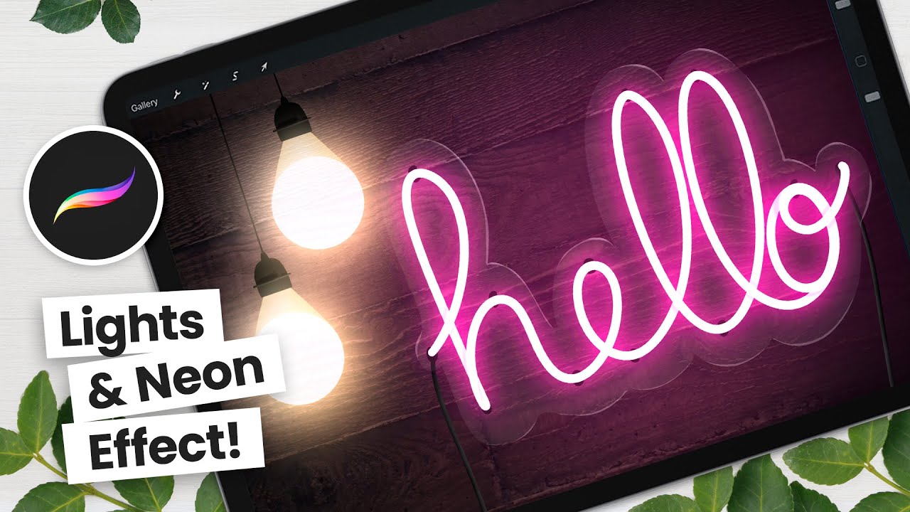 How To Create LIGHTS And NEON Effect In Procreate Free Brush how-to-create-lights-and-neon-effect-in-procreate-free-brush