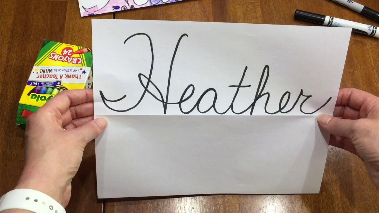 Cursive Name Alien - YouTube