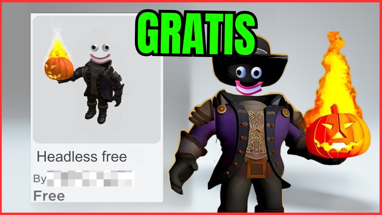 COMO ser HEADLESS en roblox avatar SIN cabeza GRATIS 2023 - YouTube