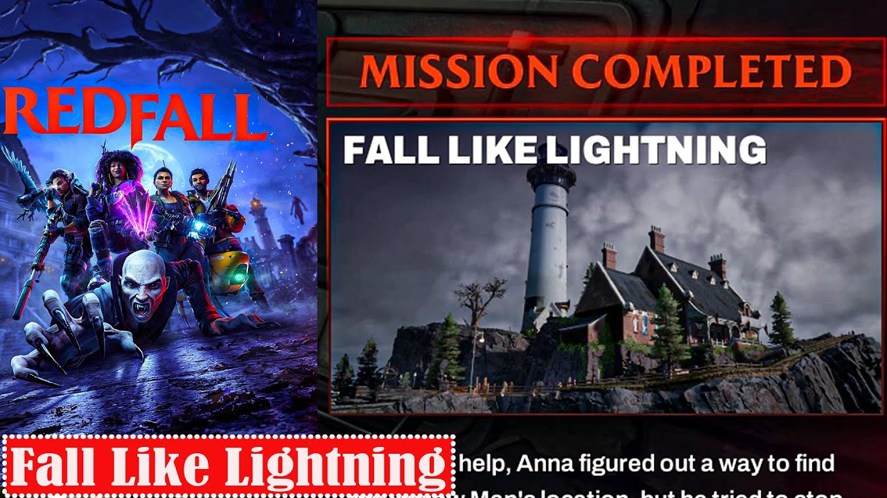 Redfall - Fall Like Lightning - Defeat Rock - YouTube