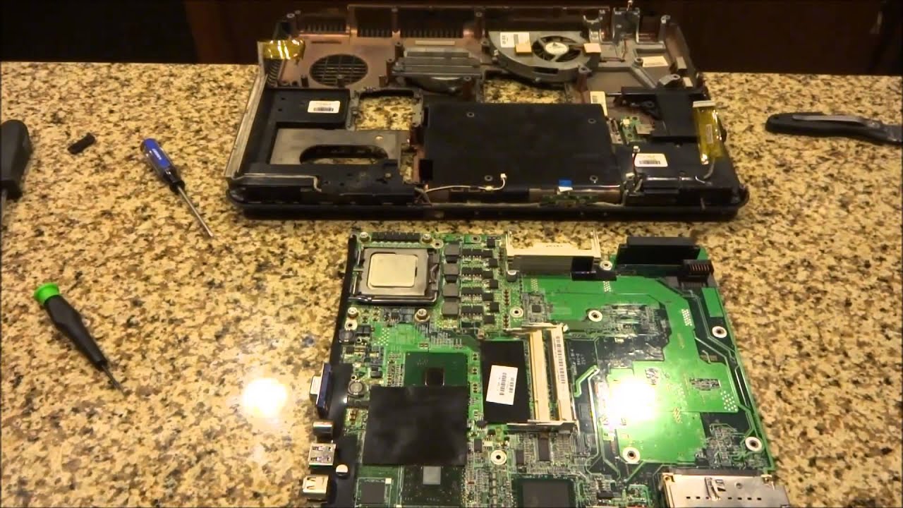 HP Compaq NX9600 & ZD8000 Series Teardown - YouTube