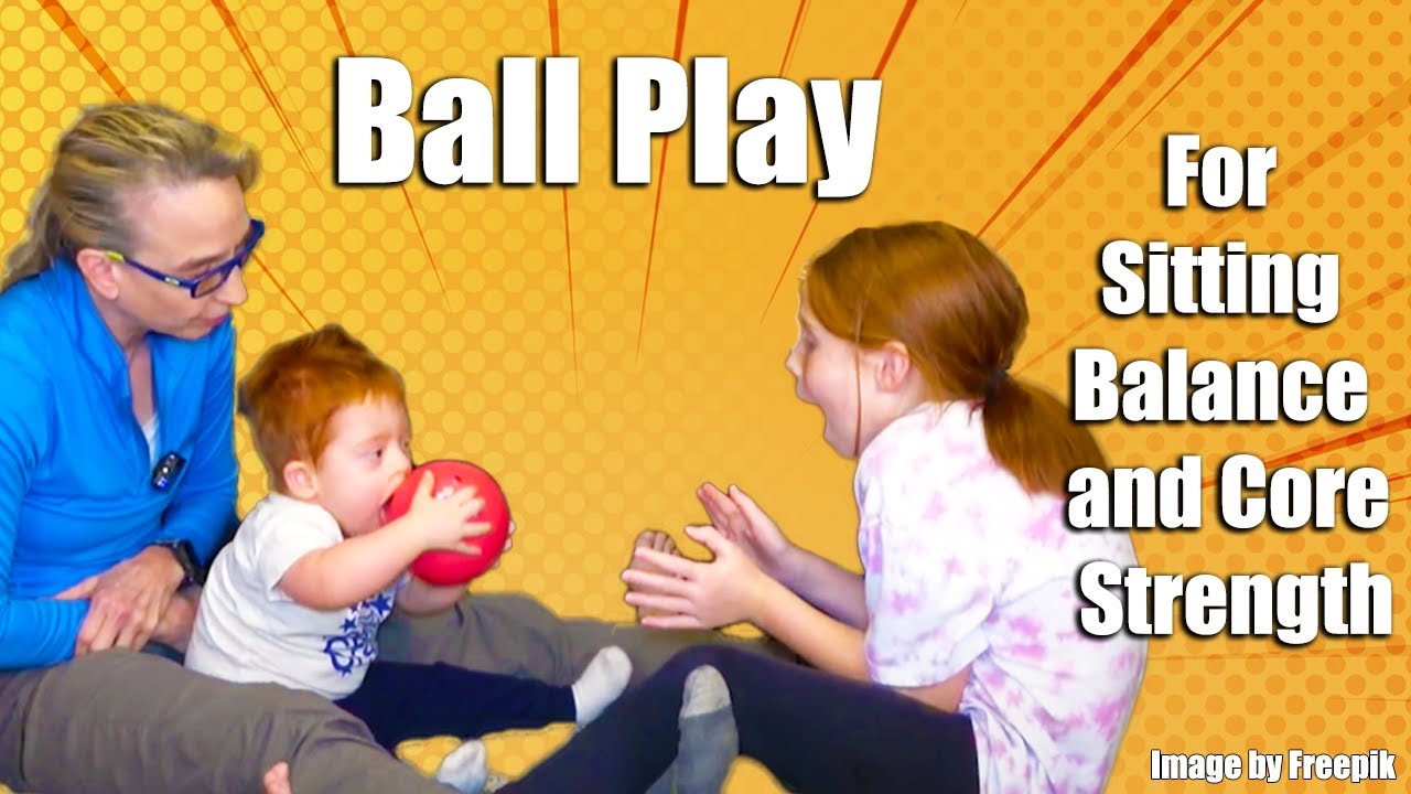 Seated Ball Play for Balance/Core Strength: Physical Therapy for a ...