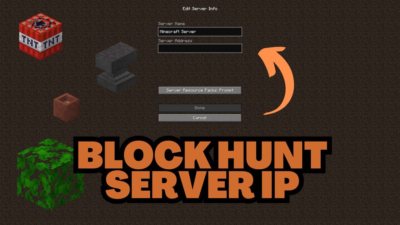 Minecraft Block Hunt Server IP 2025 - YouTube
