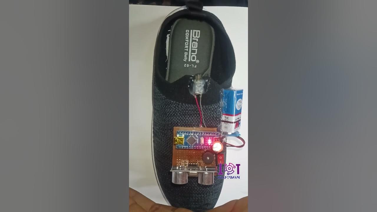 Arduino based Smart Blind shoes for Visually Impaired - YouTube