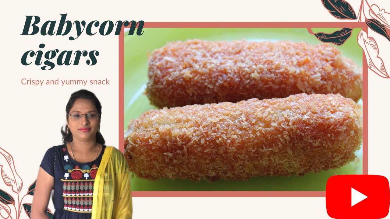 Baby Corn Cigars Recipe in Tamil | Kids favorite recipe | - YouTube