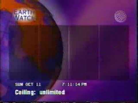 The Weather Network's 1998 EarthWatch local forecast - YouTube