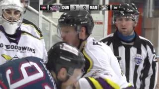 Matt Nickerson vs Doug Clarkson EIHL fight 31-1-15 - YouTube