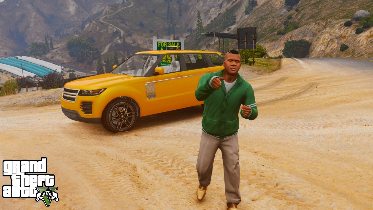 GTA 5 REAL LIFE MOD#64-RANGE ROVER TAXI - YouTube