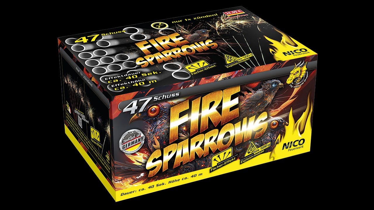 Fire Sparrows, 47 Schuss - YouTube