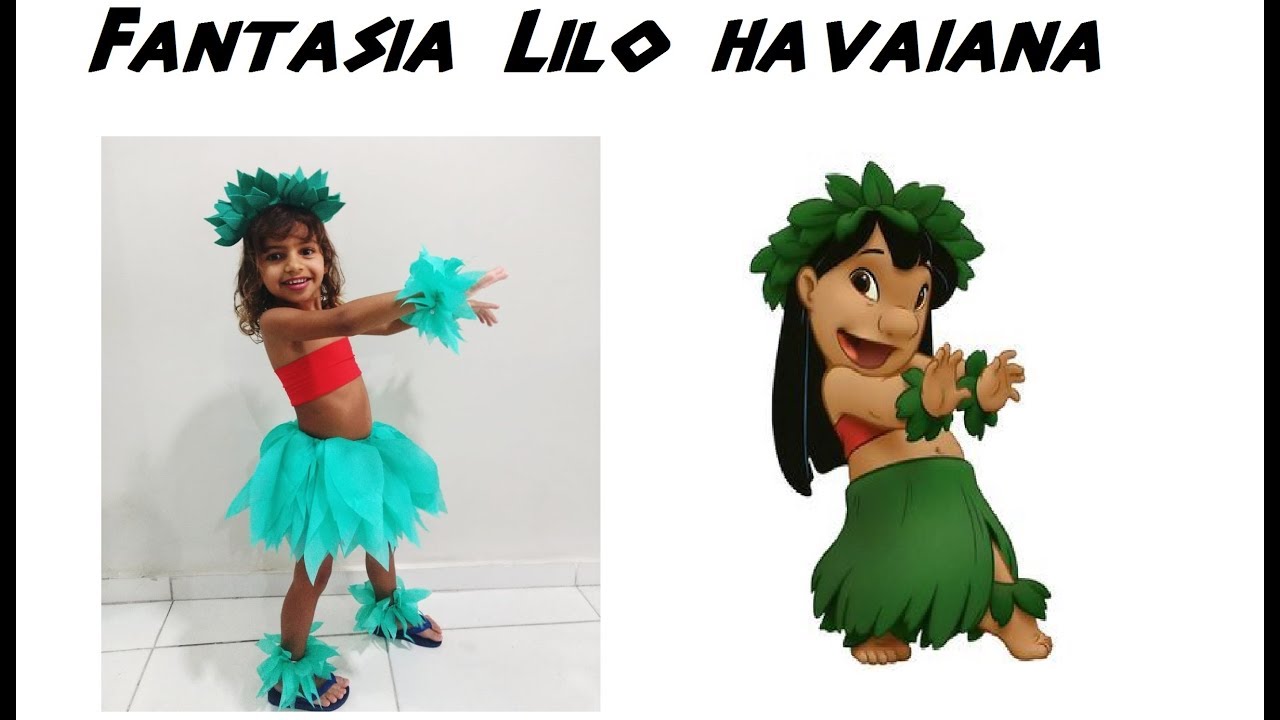 Fantasia Lilo havaiana - YouTube Fantasia Lilo havaiana - YouTube