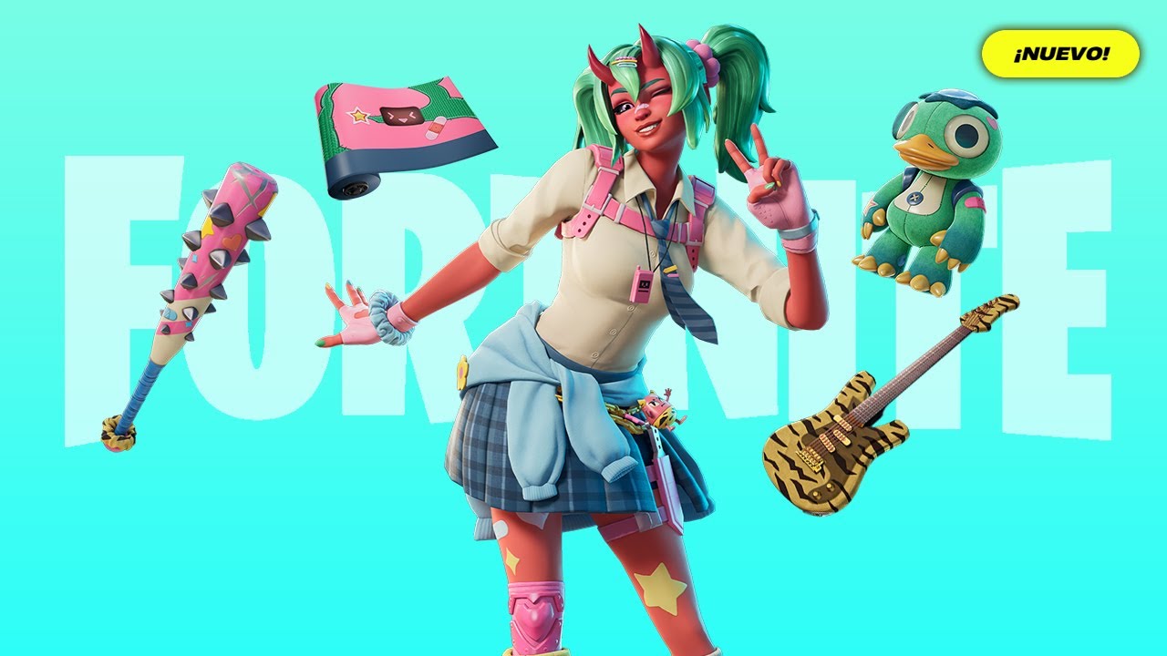 NUEVA SKIN *NEMIA* | NUEVA TIENDA de FORTNITE - YouTube
