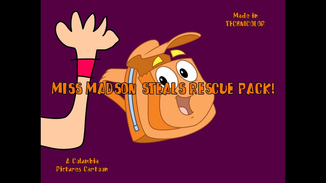 Miss Madson Steals Rescue Pack - Columbia Pictures Cartoon - YouTube