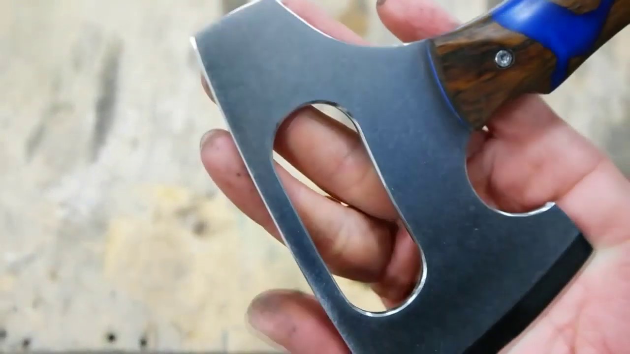 Making a Hatchet from saw blade - YouTube