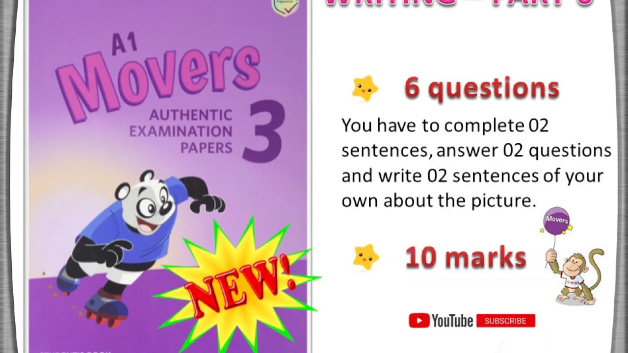 A1 Movers 3 Test 1 Writing Part 6 Full Sentences Cambridge Offical a1-movers-3-test-1-writing-part-6-full-sentences-cambridge-offical