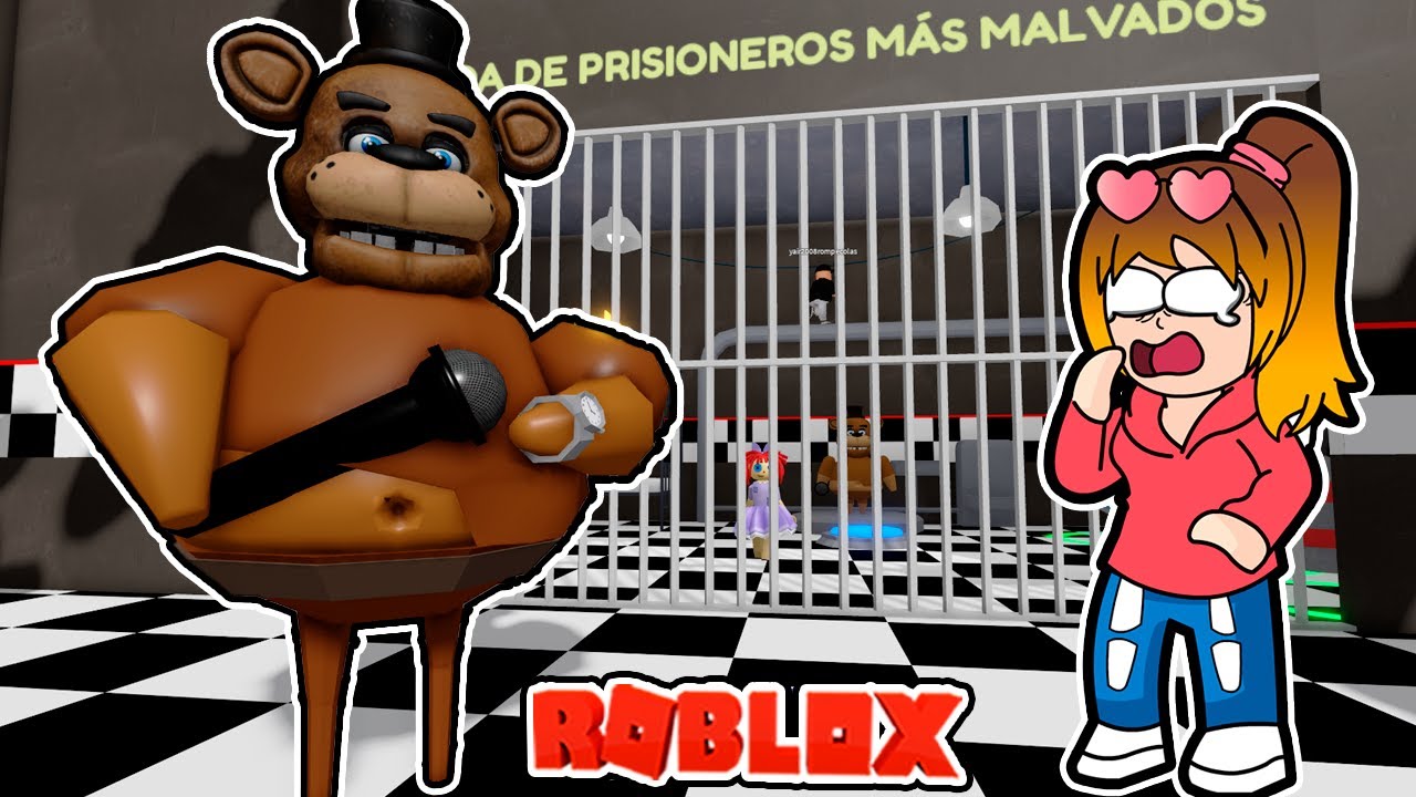 ESCAPO DE LA PRISION DEL MALVADO FREDDY EN ROBLOX 😱| ALISSON GC ROBLOX ...