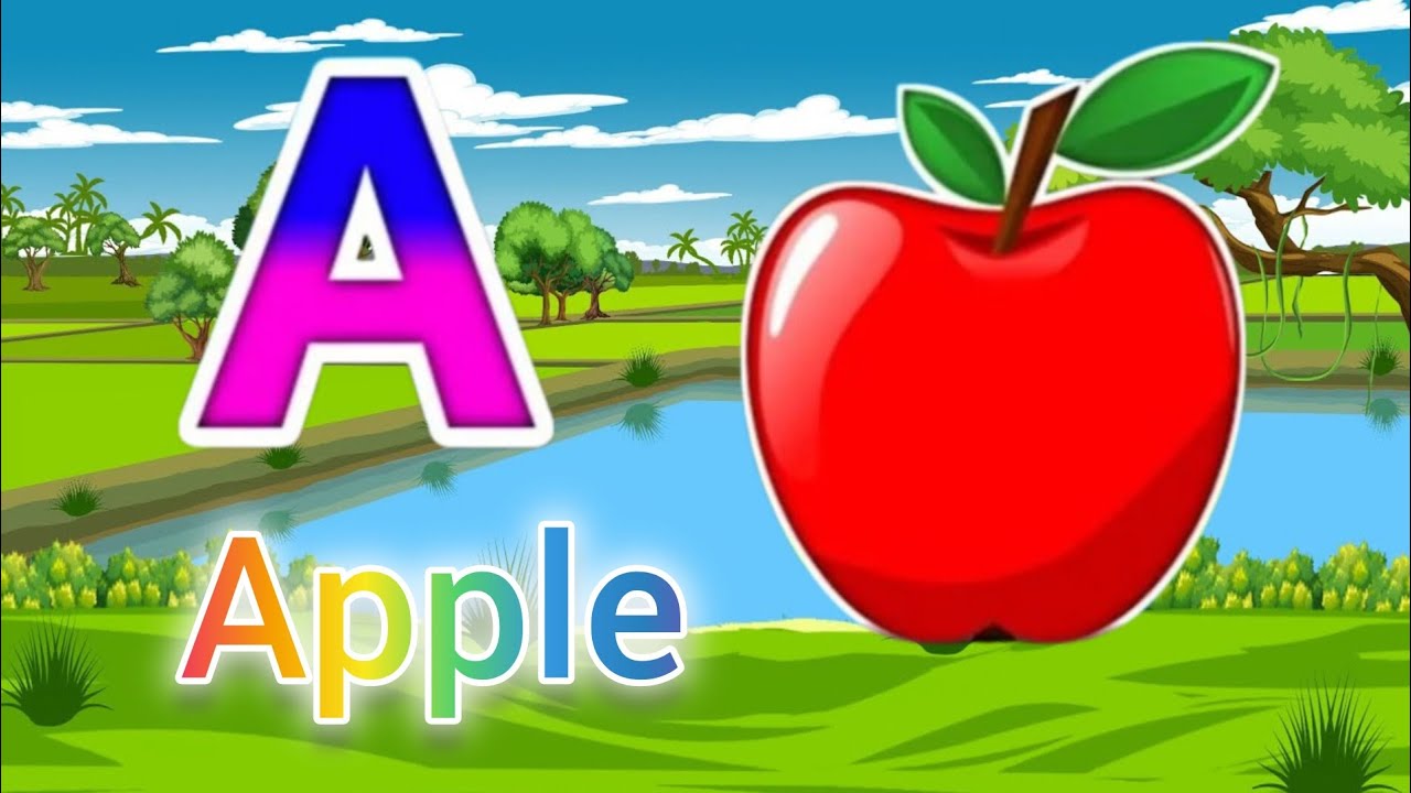 Learning ABCD Letters and Basic English Vocabulary | Toddlers learnin ...