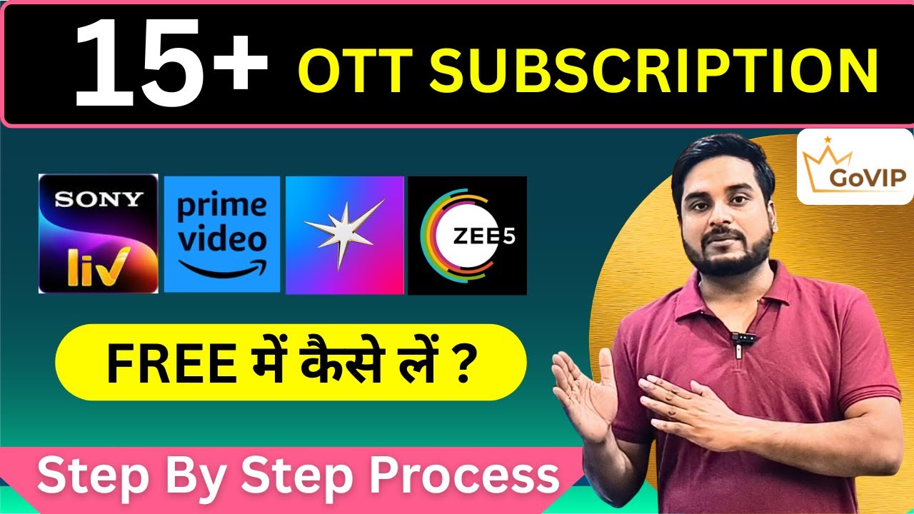 Get Free Amazon Prime, SonyLIV, Zee5 & 13+ OTT Bundle | All in one OTT ...