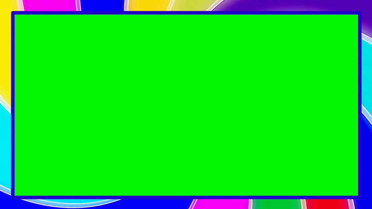 green screen frame | effect Video green screen Border - YouTube