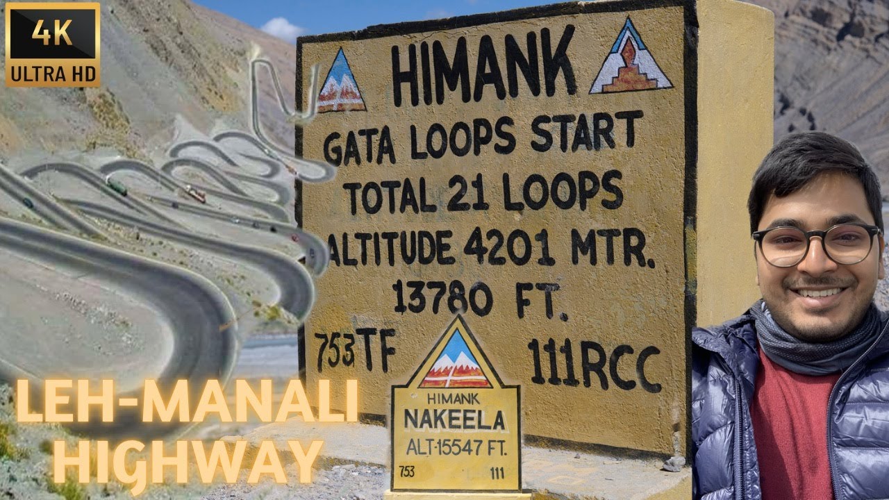 Project Himank | Leh Manali Highway | Gata loops | The Ladakh Story ...