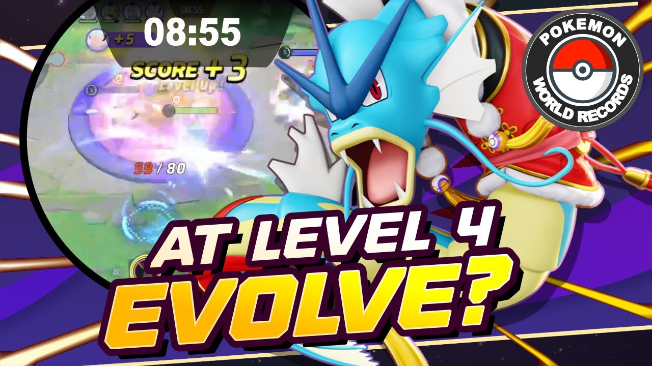 Evolving at 8:55 as Gyarados + Item Build & Emblems | World Record ...