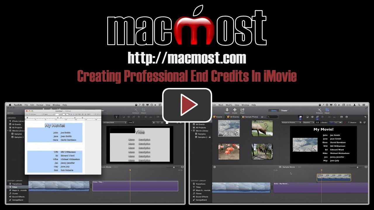 Creating Professional End Credits In IMovie 988 YouTube creating-professional-end-credits-in-imovie-988-youtube