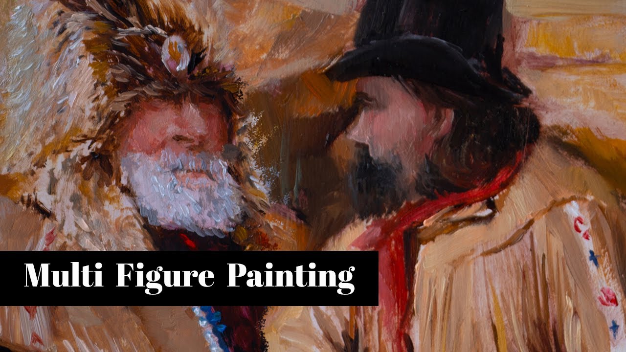 PORTRAIT PAINTING : How To Paint Multiple Figures In A Large Work Of ...