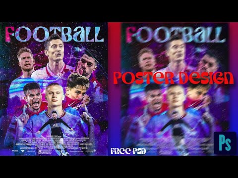 How to Create Professional Sport Poster Design in Adobe Photoshop ...