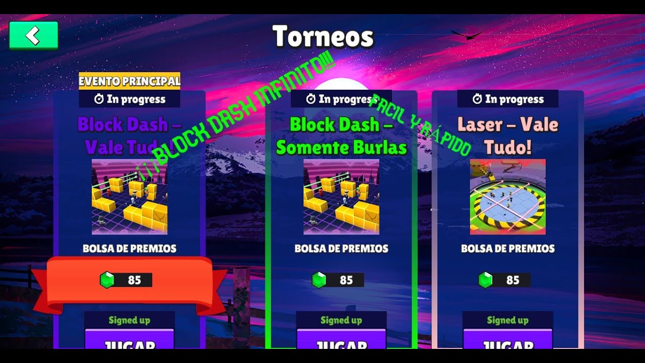 ¡COMO JUGAR BLOCK DASH INFINITO FACILMENTE PARA PC!!! VERSION 0.39 ...