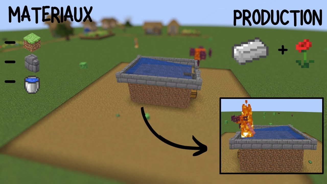 TUTO ferme à fer LA PLUS FACILE de Minecraft ! - YouTube