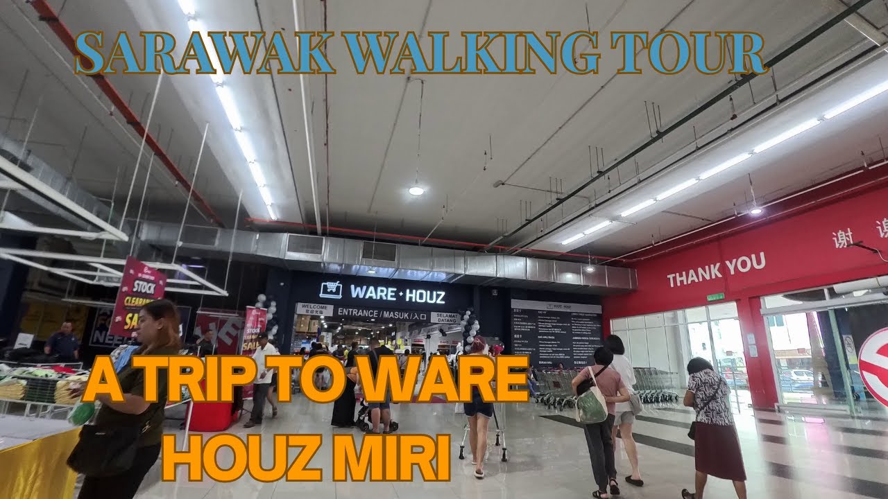 Walking tour : Emart Riam Miri , WareHouz Miri Vlog 2025 4K - YouTube