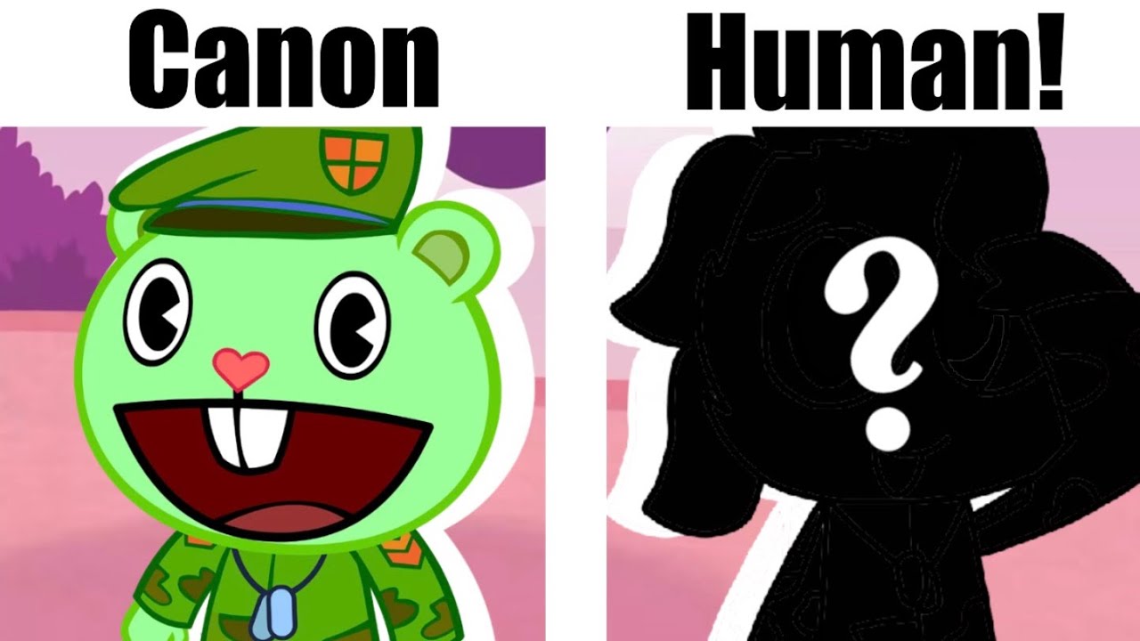 Drawing the Happy Tree Friends as humans! (PART 1) - YouTube