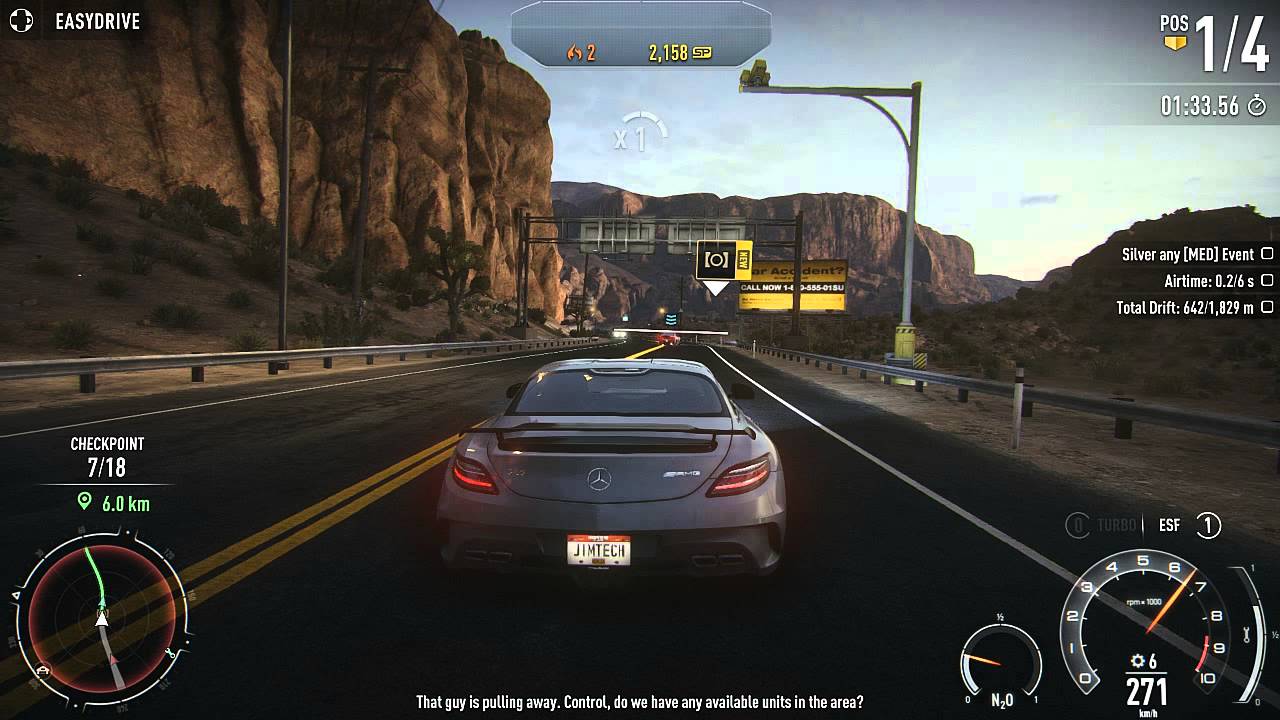 need for speed rivals mercendes benz sls amg / play as racer - YouTube
