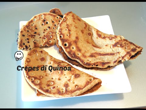 Crepes di Quinoa Vegane - Vegan Quinoa Crepes - Gluten Free - YouTube