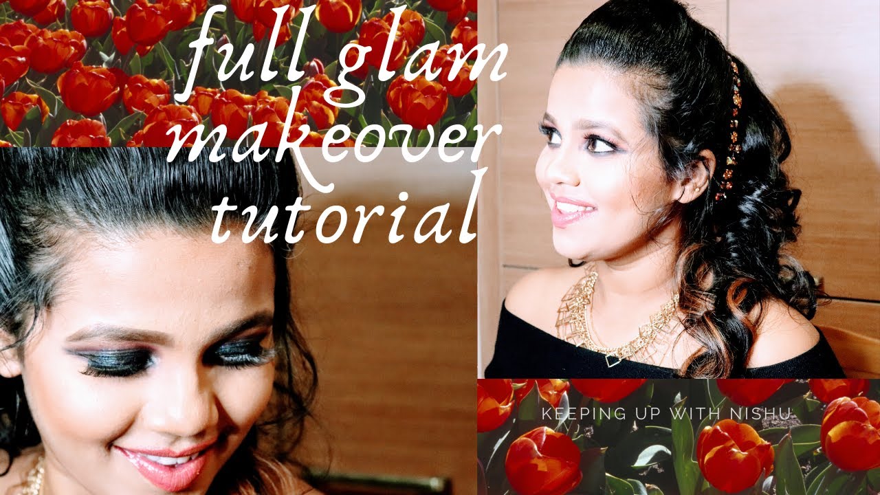 full glam makeover tutorial - YouTube