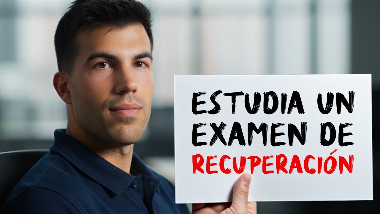 Cómo ESTUDIAR un EXAMEN de RECUPERACIÓN (también para exámenes normales ...