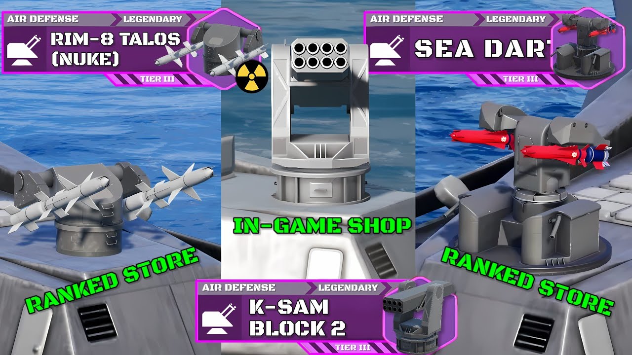 Legendary Missile Air Defense Comparison! RIM-8 Talos (Nuke) VS KSam ...
