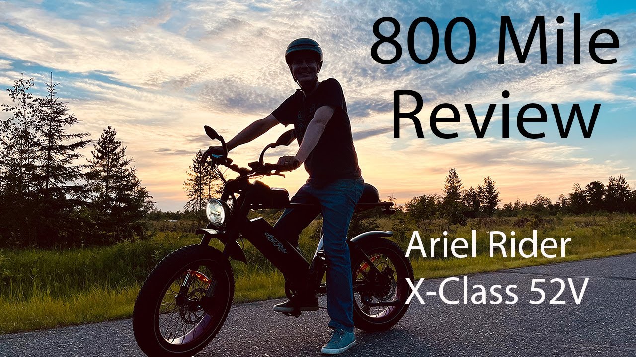 800 Mile Review - Ariel Rider X-Class 52v - YouTube