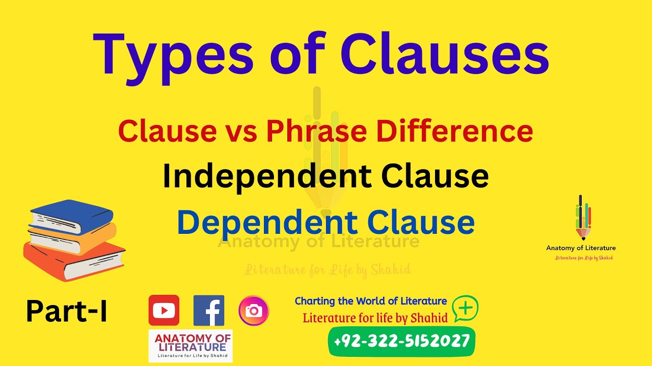 Types of Clauses I Independent and Dependent Clause P-I I Grammar ...