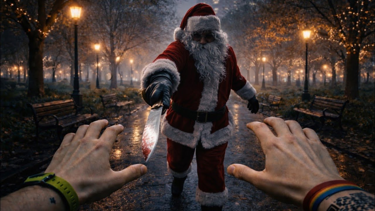SERBIAN DANCING LADY IN CHRISTMAS REAL LIFE ESCAPE pov chase - YouTube